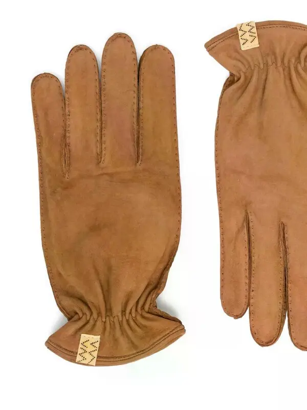 Visvim Leather Gloves - Brown