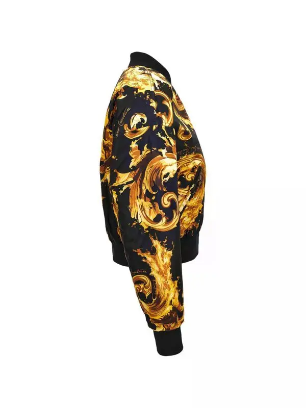 Versace Watercolor Couture-print Bomber Jacket