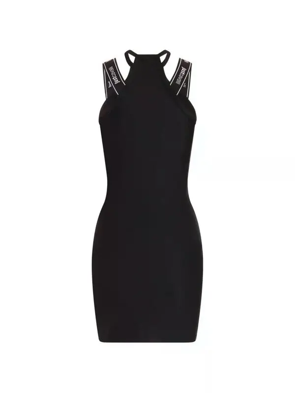 Just Cavalli Logo-strap Mini Dress
