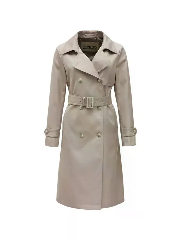 Herno Belted Double-breasted Trench Coat