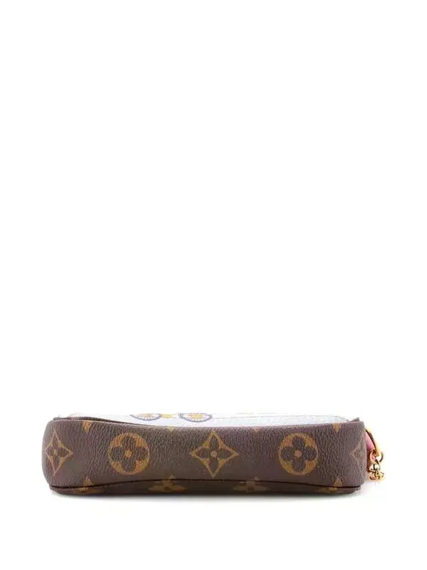 LOUIS VUITTON Pochette Accessoires Limited Edition Vivienne Xmas Monogram - Brown