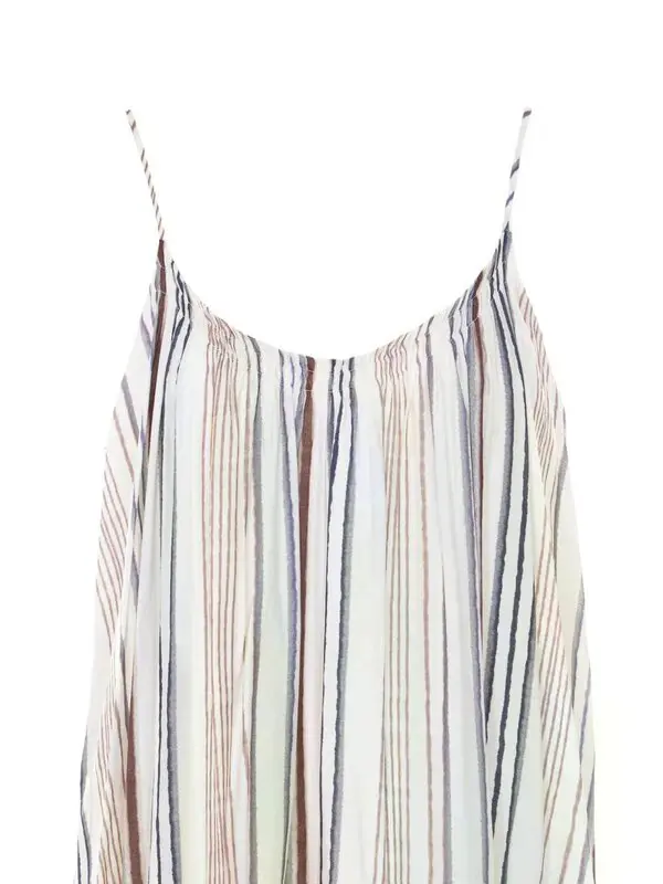 ELEH Striped Spaghetti Strap Dress