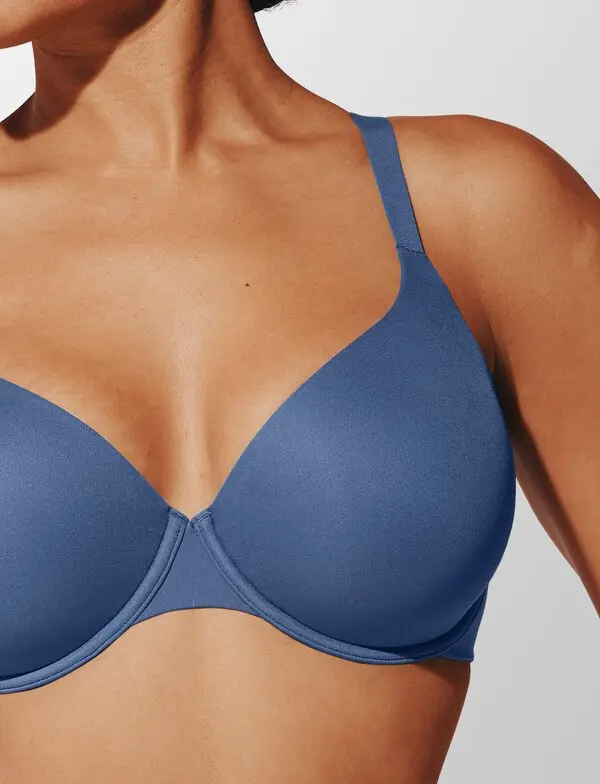 THIRDLOVE Comfortstretch Back Smoothing T-shirt Bra - Vintage Blue