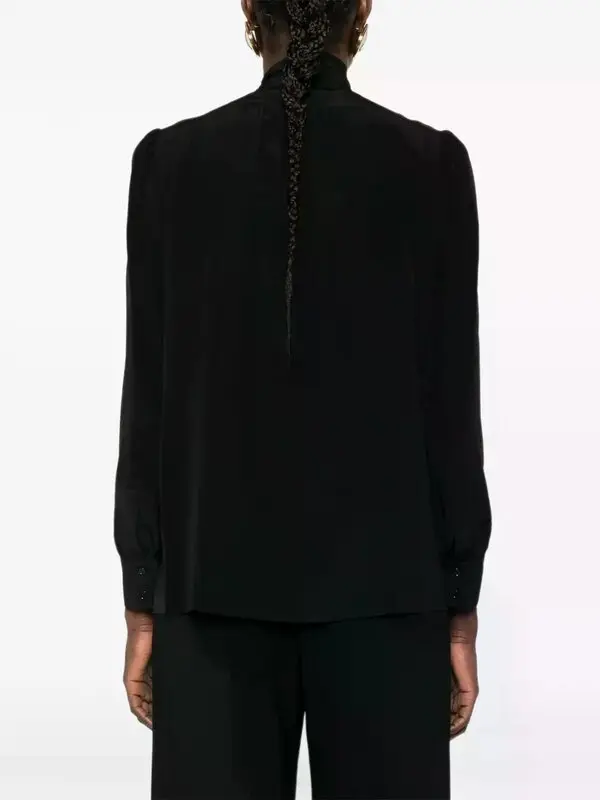 NILI LOTAN Tie-neck Shirt