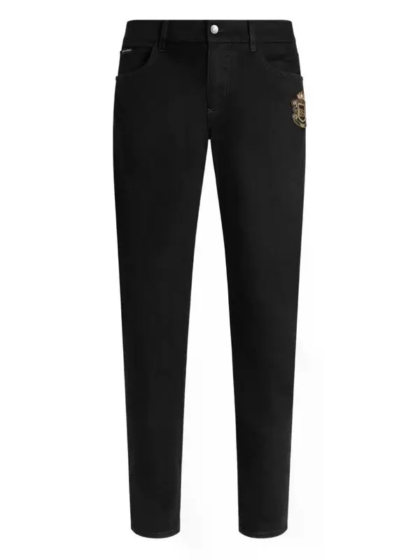 Dolce & Gabbana Patch-appliqué Jeans