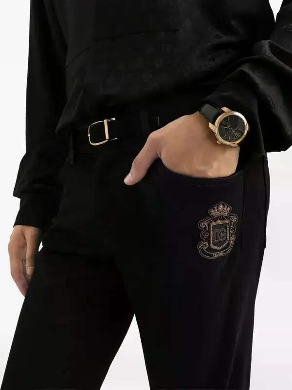 Dolce & Gabbana Patch-appliqué Jeans