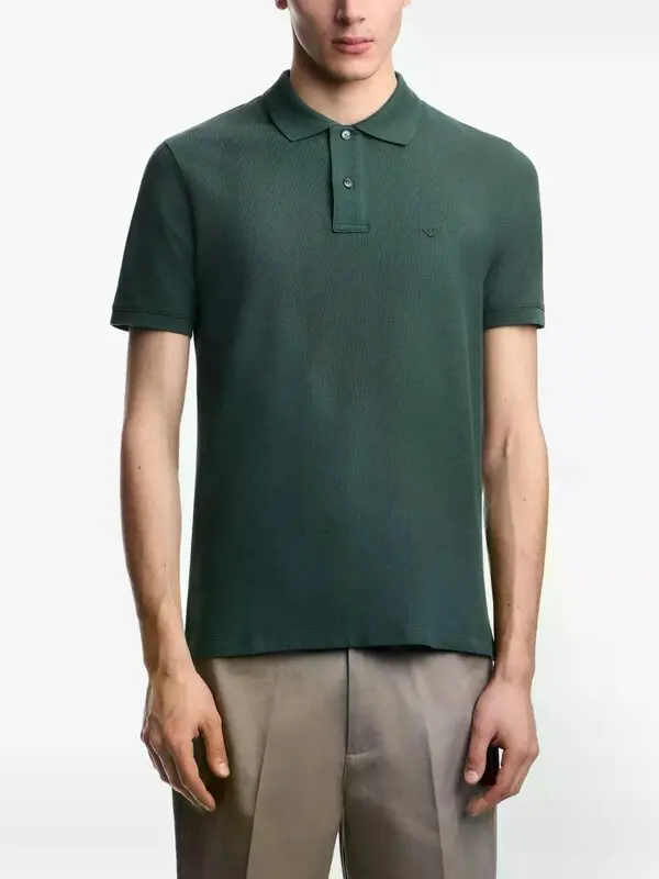 Emporio Armani Slim-fit Piqué Polo Shirt