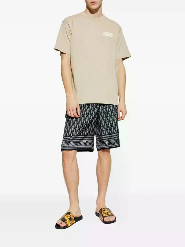 Versace Logo-detail T-shirt - Neutrals