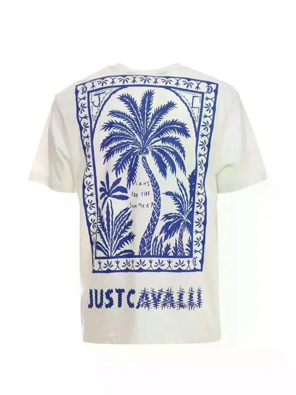 Just Cavalli Print Crew-neck T-shirt