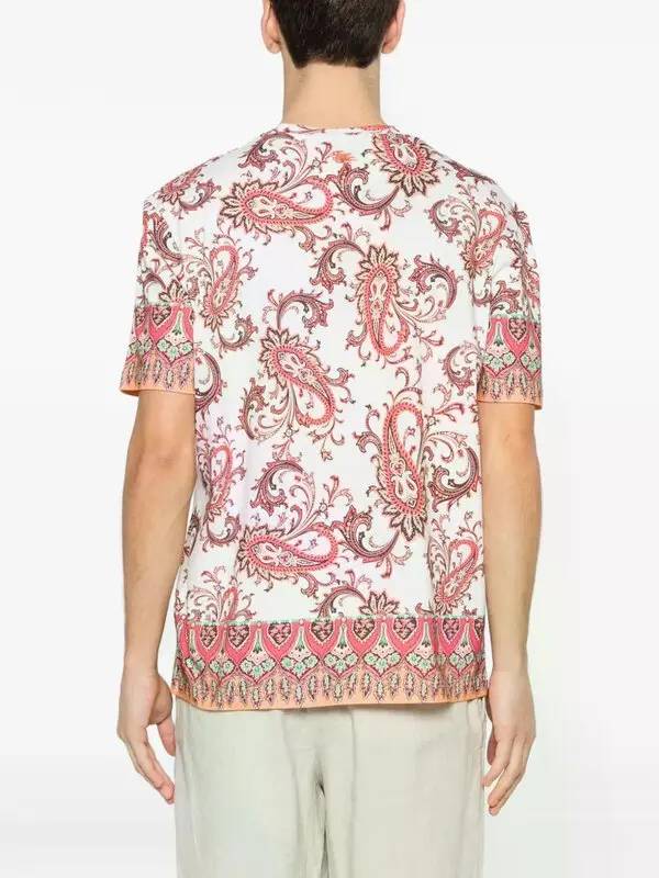 Etro Paisley Trim T-shirt