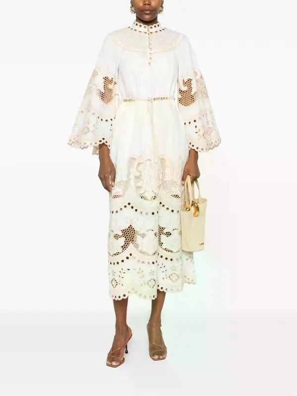 Zimmermann Embroidered Midi Dress
