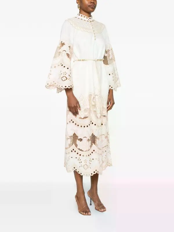 Zimmermann Embroidered Midi Dress