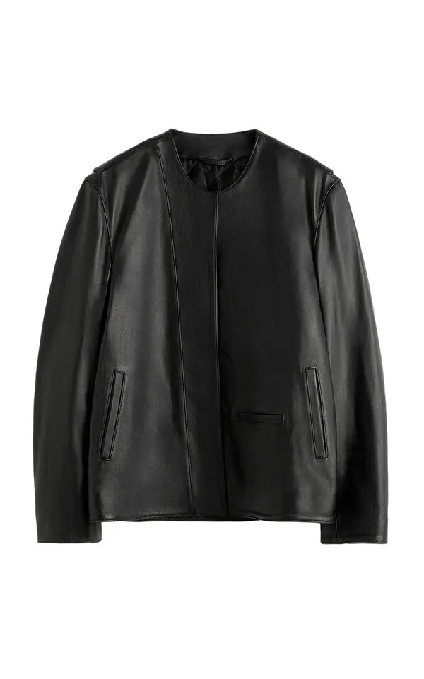 TOTEME Leather Biker Jacket