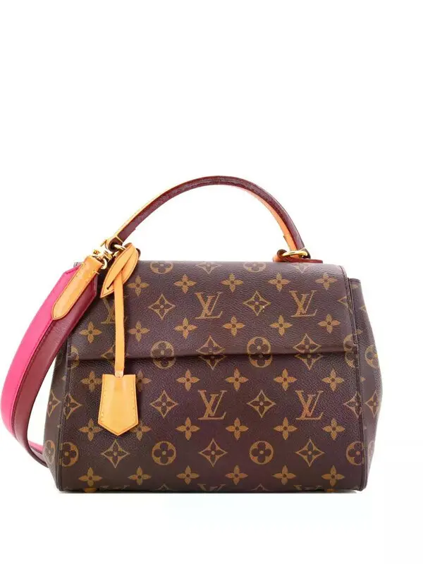 LOUIS VUITTON Cluny Top Handle Bb Satchel Monogram - Brown