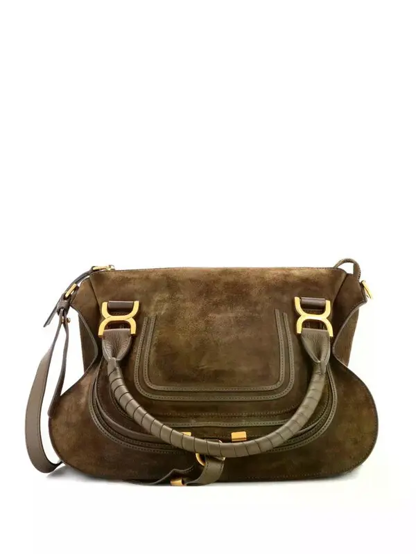 Chloé Marcie Suede Medium Shoulder Bag