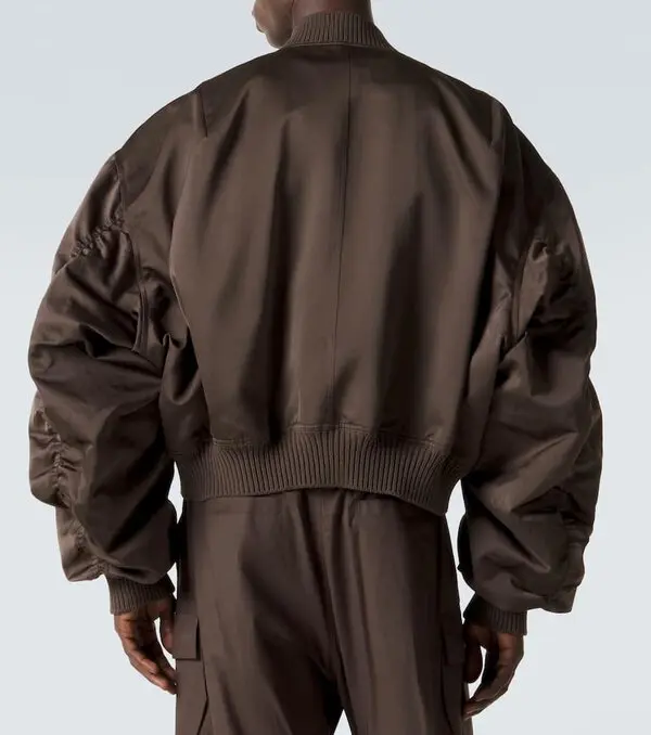 Rick Owens Secchia Technical Bomber Jacket - Brown