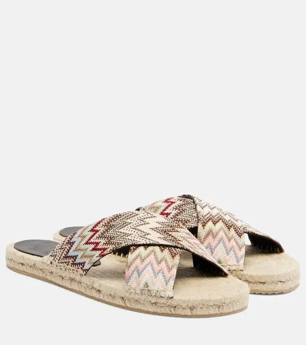 Missoni Harlow Zigzag Espadrille Sandals - Multicoloured