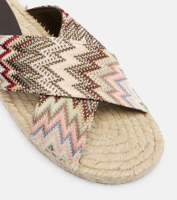 Missoni Harlow Zigzag Espadrille Sandals - Multicoloured