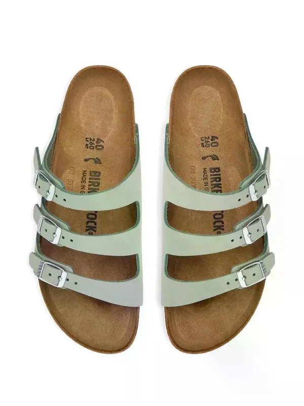 BIRKENSTOCK Adjustable Strap Leather Sandals