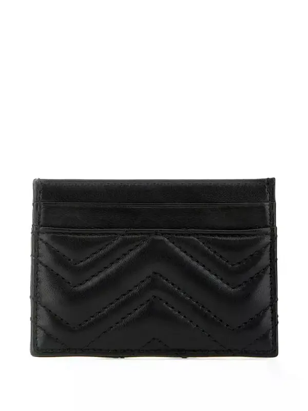 Gucci Leather Card Holder - Black