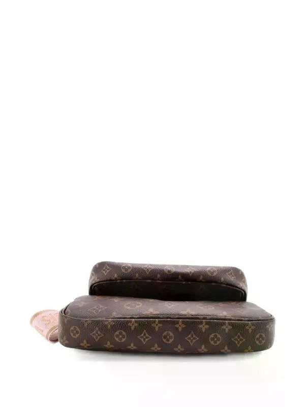 LOUIS VUITTON Multi Pochette Accessoires Monogram Canvas Crossbody Bag - Brown