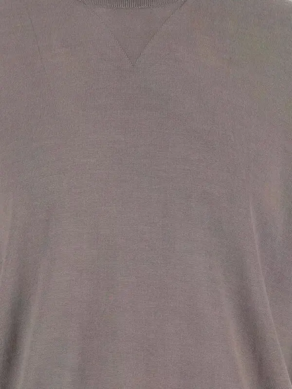Herno Crew-neck Ribbed Sweater - Brown