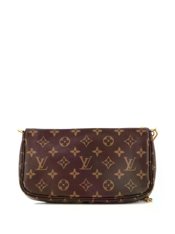 LOUIS VUITTON Multi Pochette Accessoires Monogram Canvas Crossbody Bag - Brown
