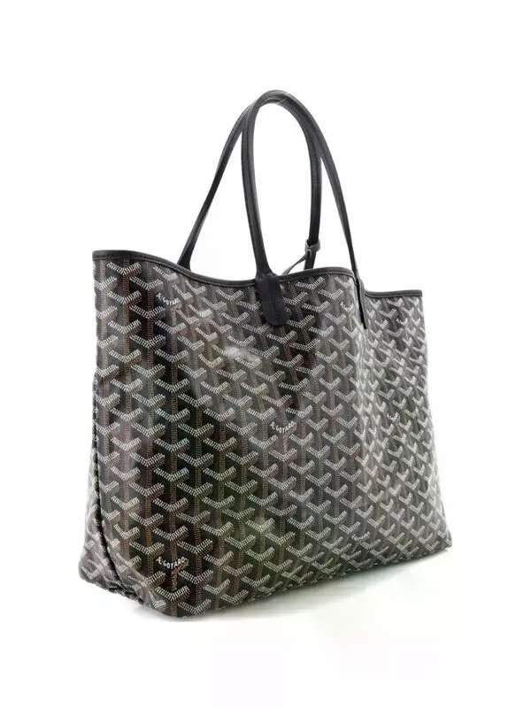 Goyard Saint Louis Coated Canvas Pm Tote Bag - Black