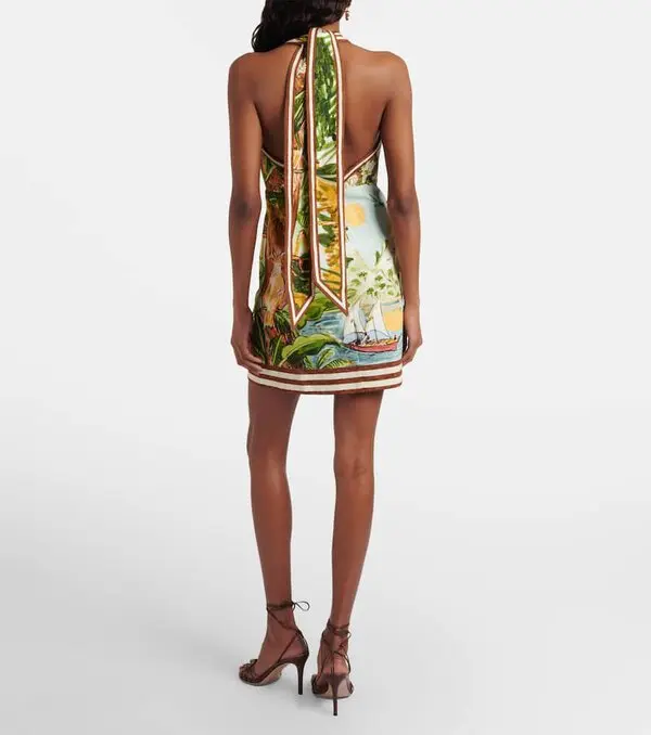 ALEMAIS Toucan Tango Cotton Minidress - Multicoloured