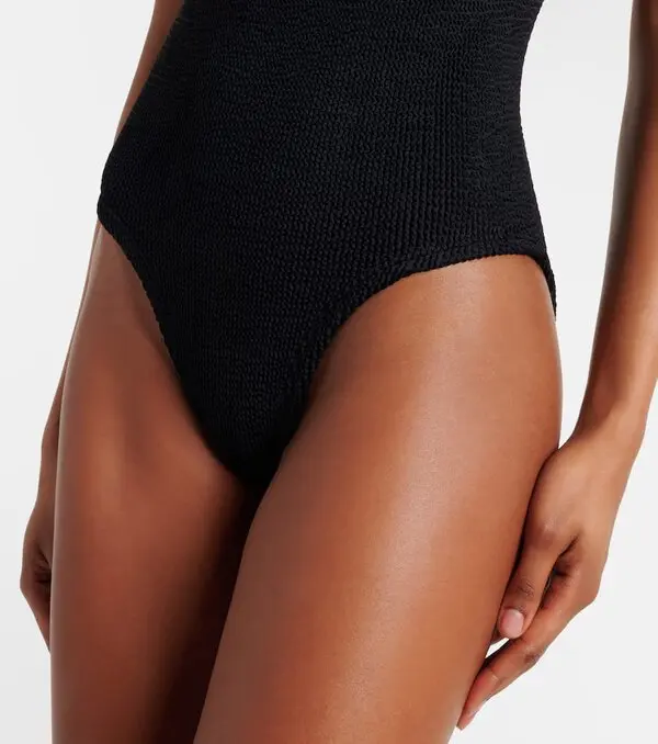 Hunza G Square Neck Swimsuit - Black