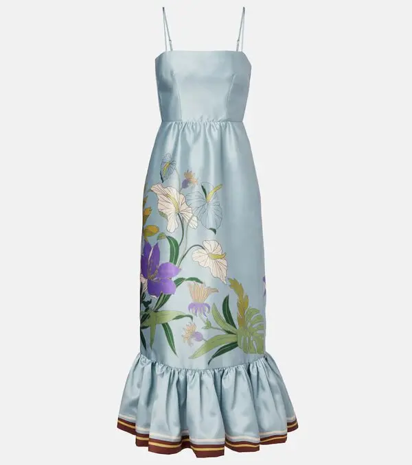 ALEMAIS Alfie Floral Midi Dress