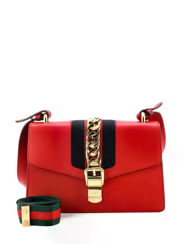 Gucci Sylvie Small Shoulder Bag - Red
