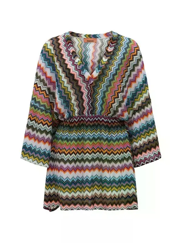 Missoni Chevron V-neck Dress
