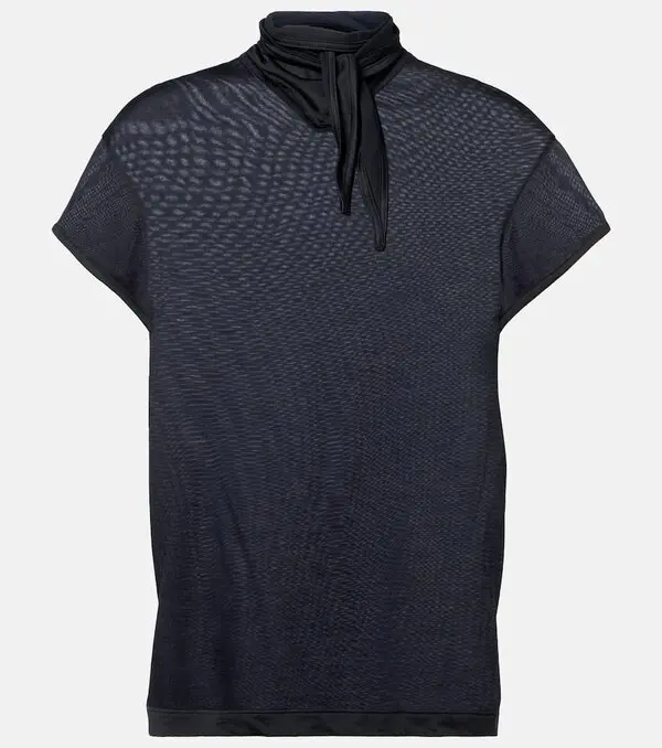LEMAIRE Scarf-detail Jersey Top