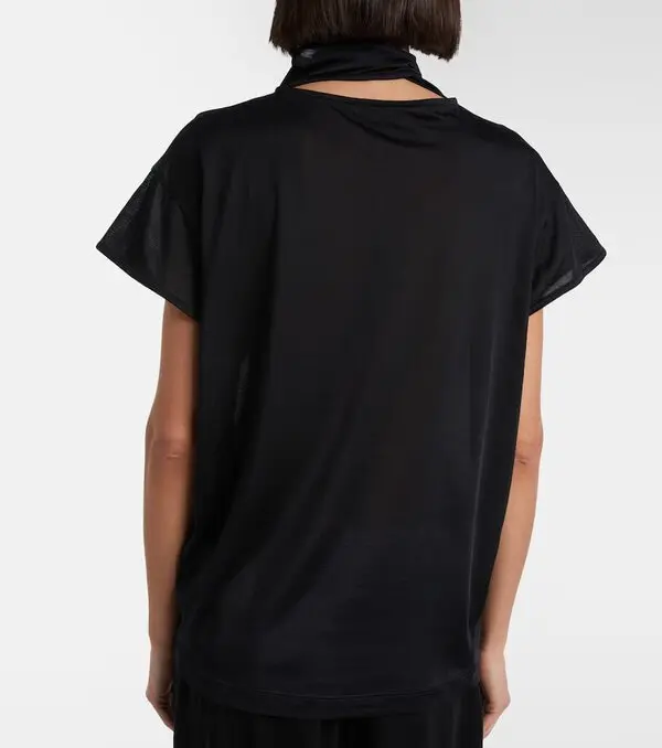 LEMAIRE Scarf-detail Jersey Top