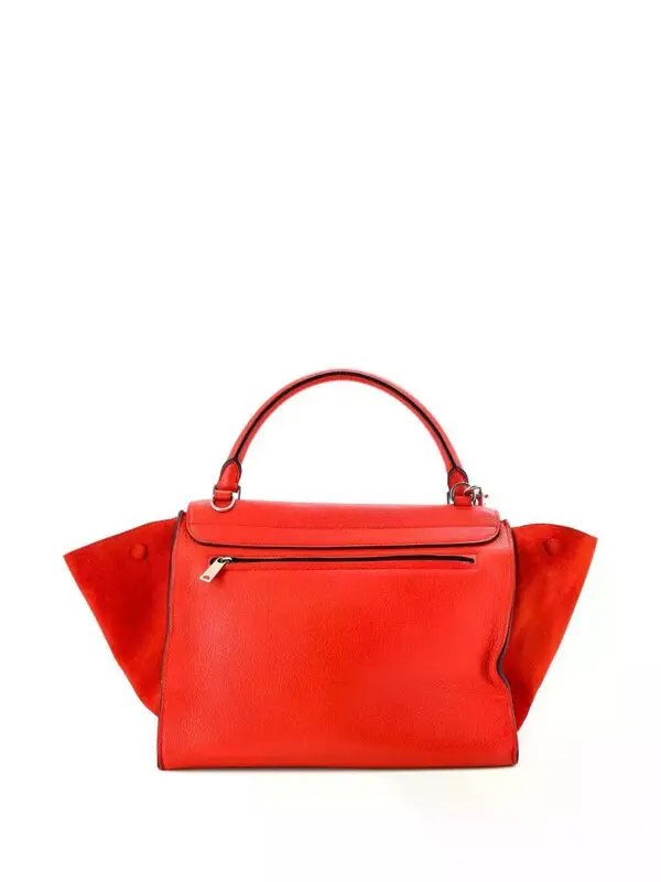 Celine Trapeze Leather Medium Satchel