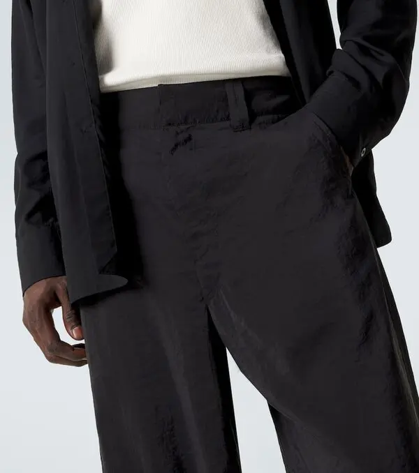 LEMAIRE Silk-blend Straight Pants