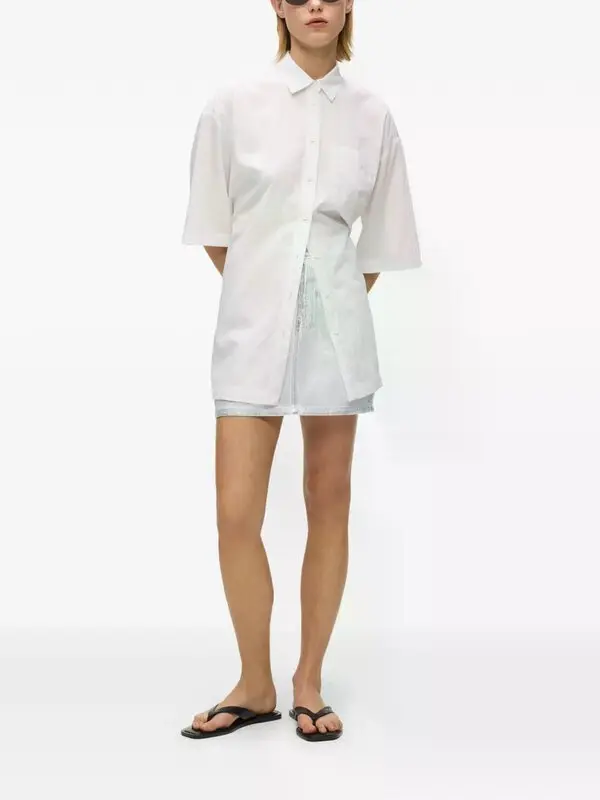 Karl Lagerfeld Five-pocket Denim Mini Skirt