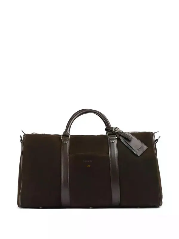 DOUCAL'S Suede Holdall - Brown