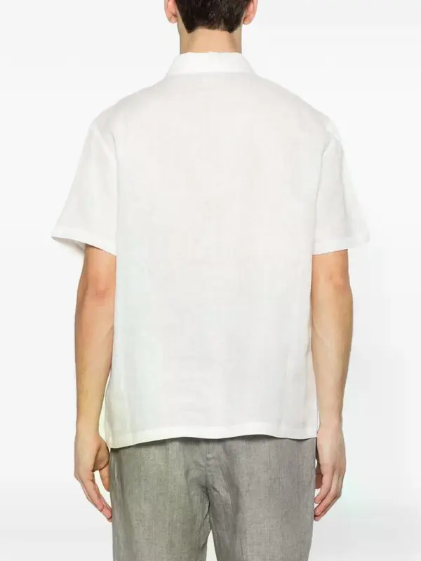 Alpha Studio Buttoned Short-sleeve Shirt