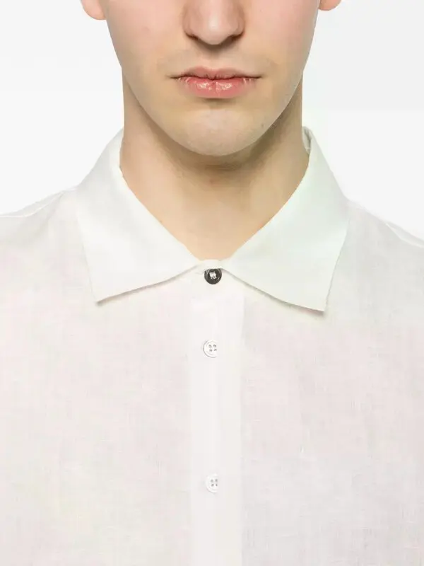 Alpha Studio Buttoned Short-sleeve Shirt