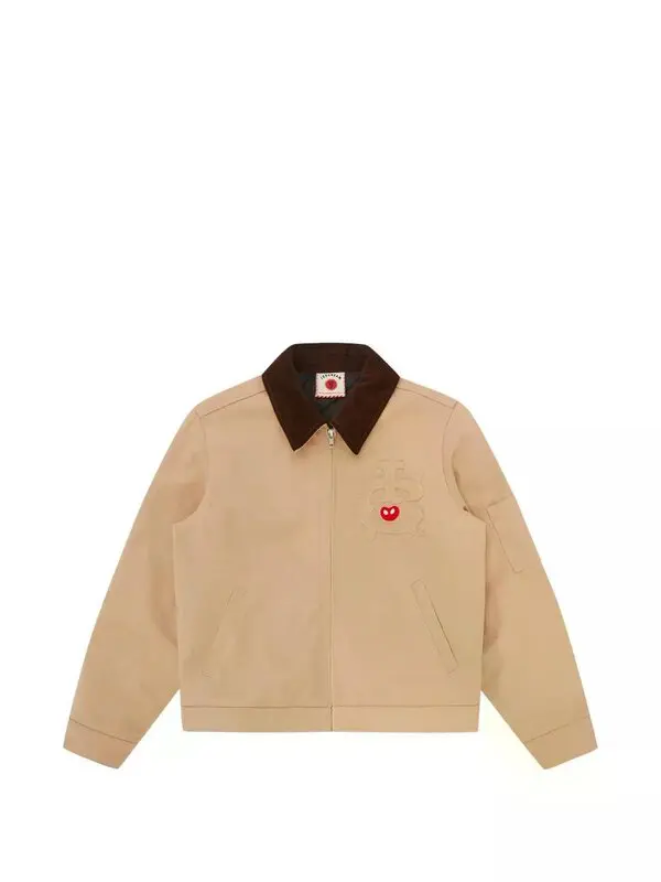 ICECREAM Appliquéd Corduroy-collar Jacket