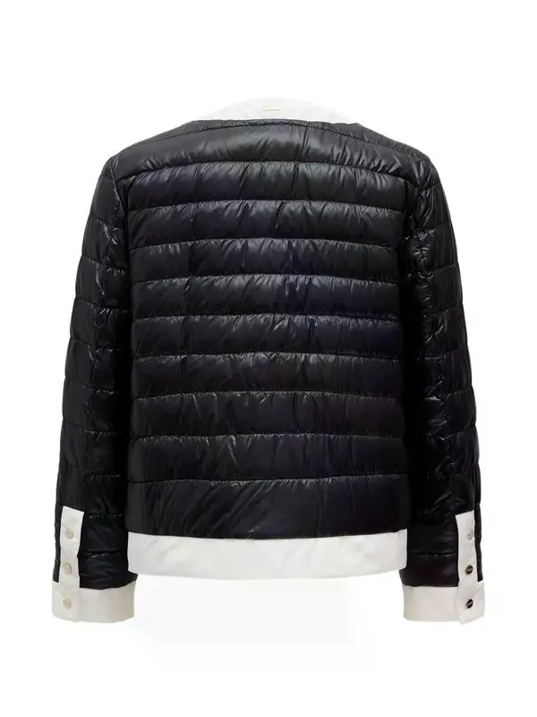 Herno Collarless Quilted Jacket
