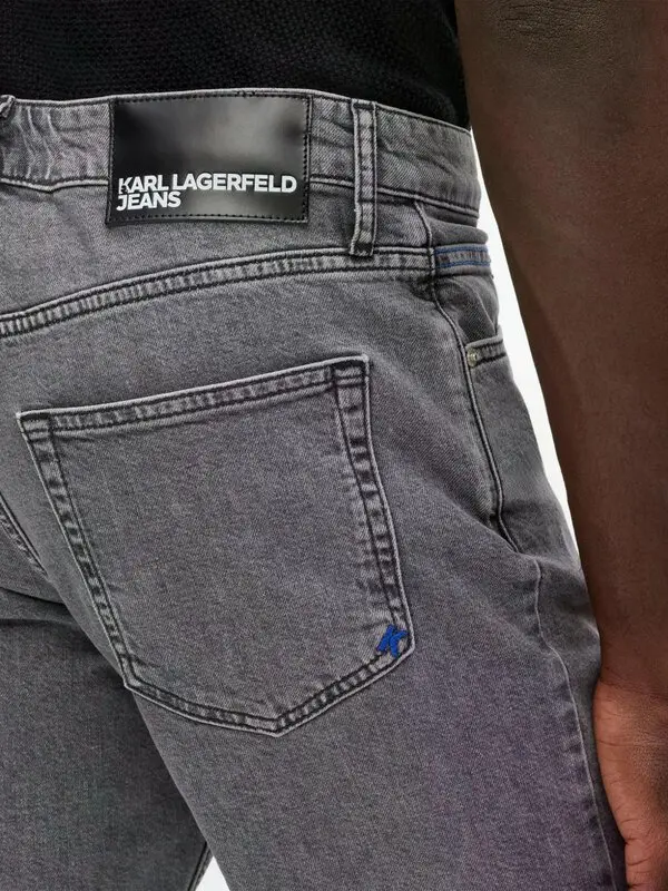 Karl Lagerfeld Belt-loops Shorts - Grey