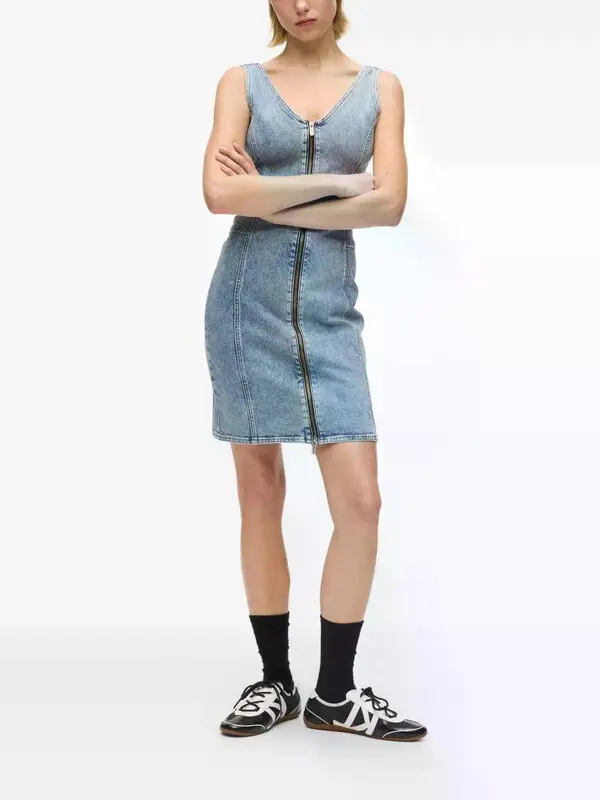 Karl Lagerfeld V-neck Mini Dress