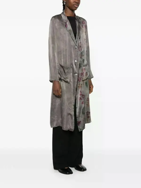 Avant Toi Floral Print Coat