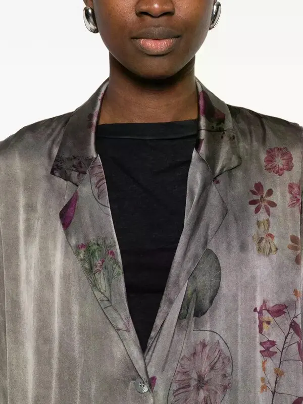 Avant Toi Floral Print Coat