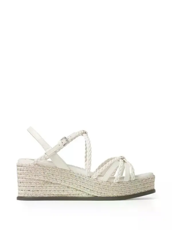 JIMMY CHOO Nyra Braided Espadrille Sandals