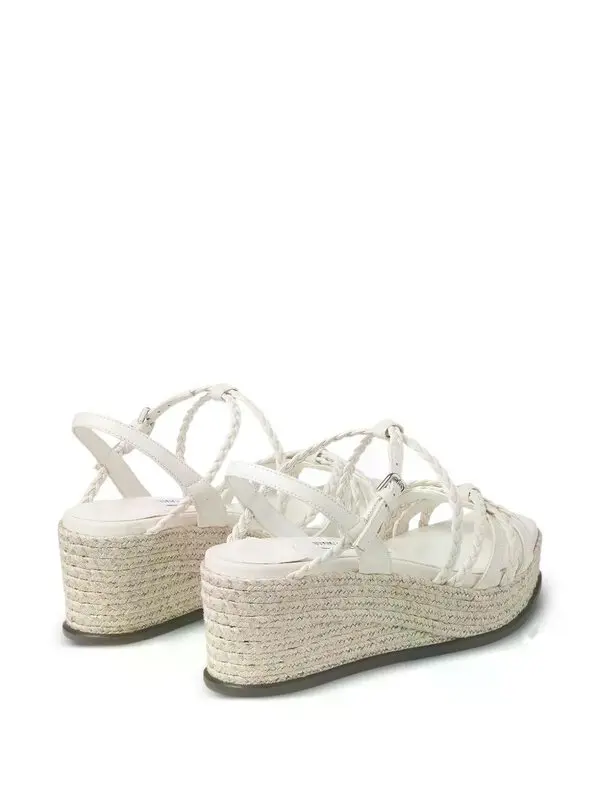 JIMMY CHOO Nyra Braided Espadrille Sandals