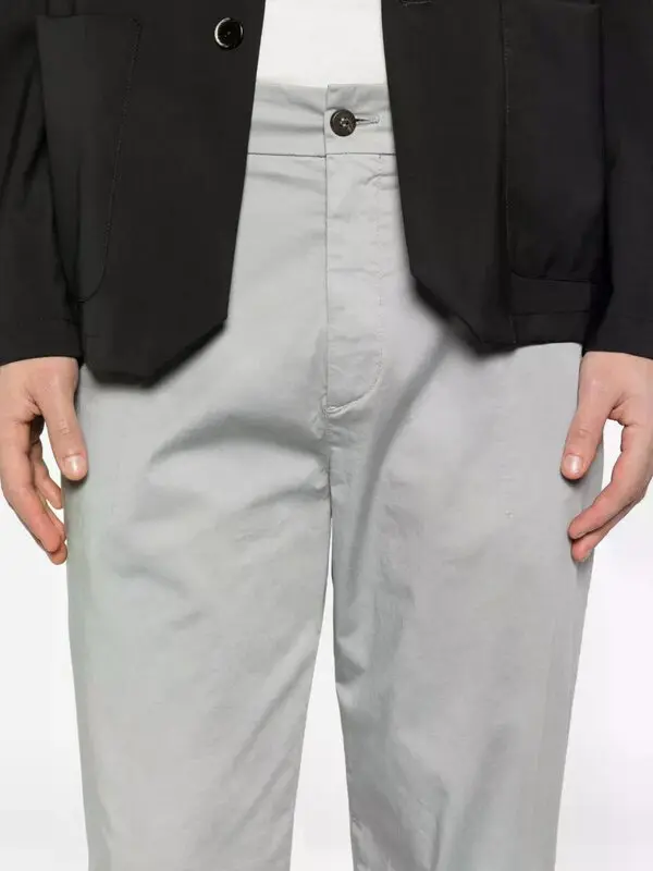 Eleventy Buttoned Tapered Trousers